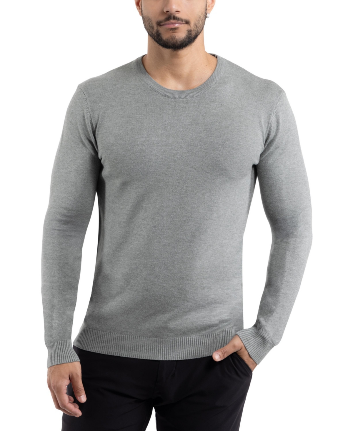Click here for Xray Mens Basic Crewneck Sweater - Sage prices