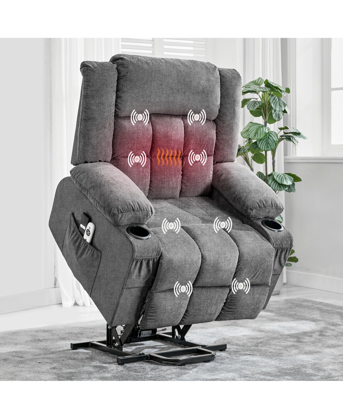 Click here for homfan Wide Power Lift Recliner for Elderly  Ergon... prices