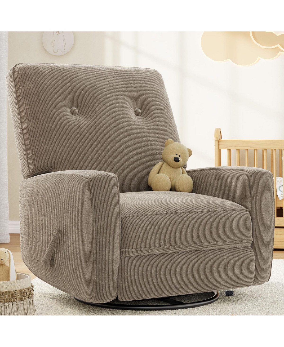 Click here for homfan Recliner Chairs  Swivel Rocker Recline  Gli... prices