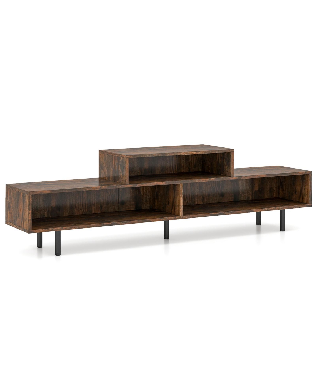 Click here for Slickblue 3-Cubby Tv Stand with Open Storage Compa... prices