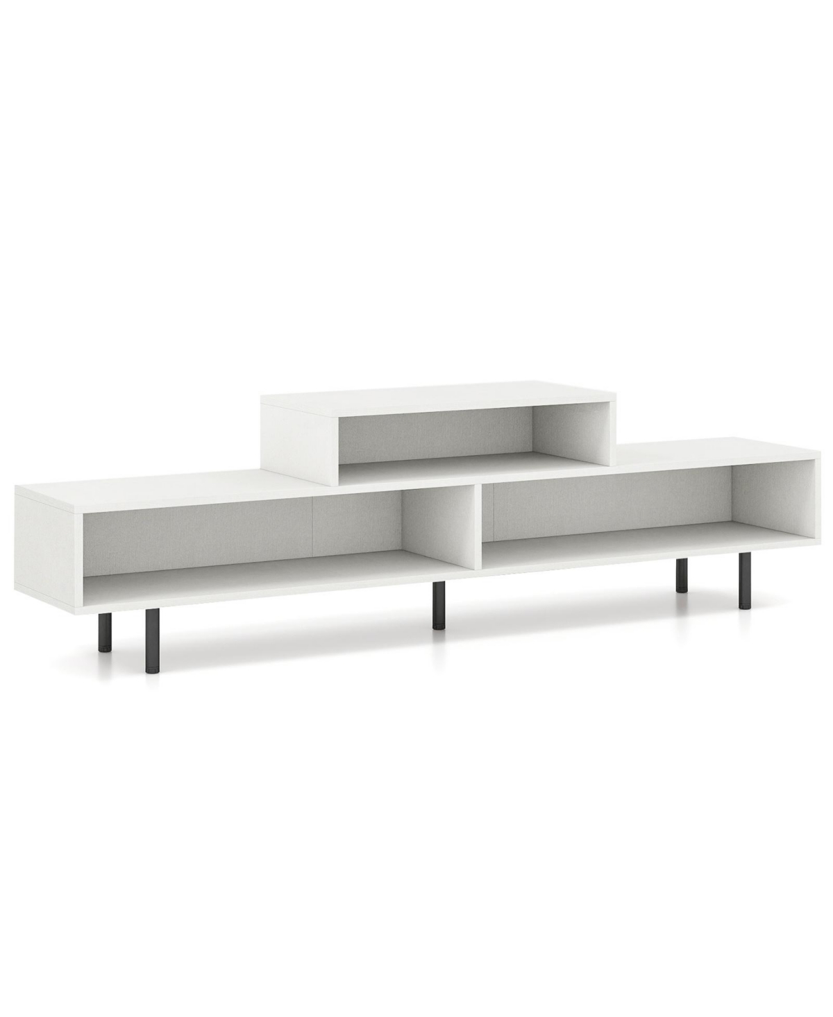Click here for Slickblue 3-Cubby Tv Stand with Open Storage Compa... prices