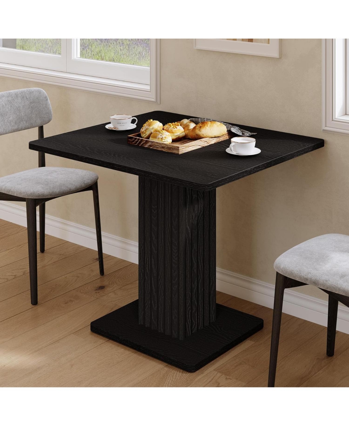 Click here for Tribesigns Dining Table for 2-4.Wood table with fl... prices