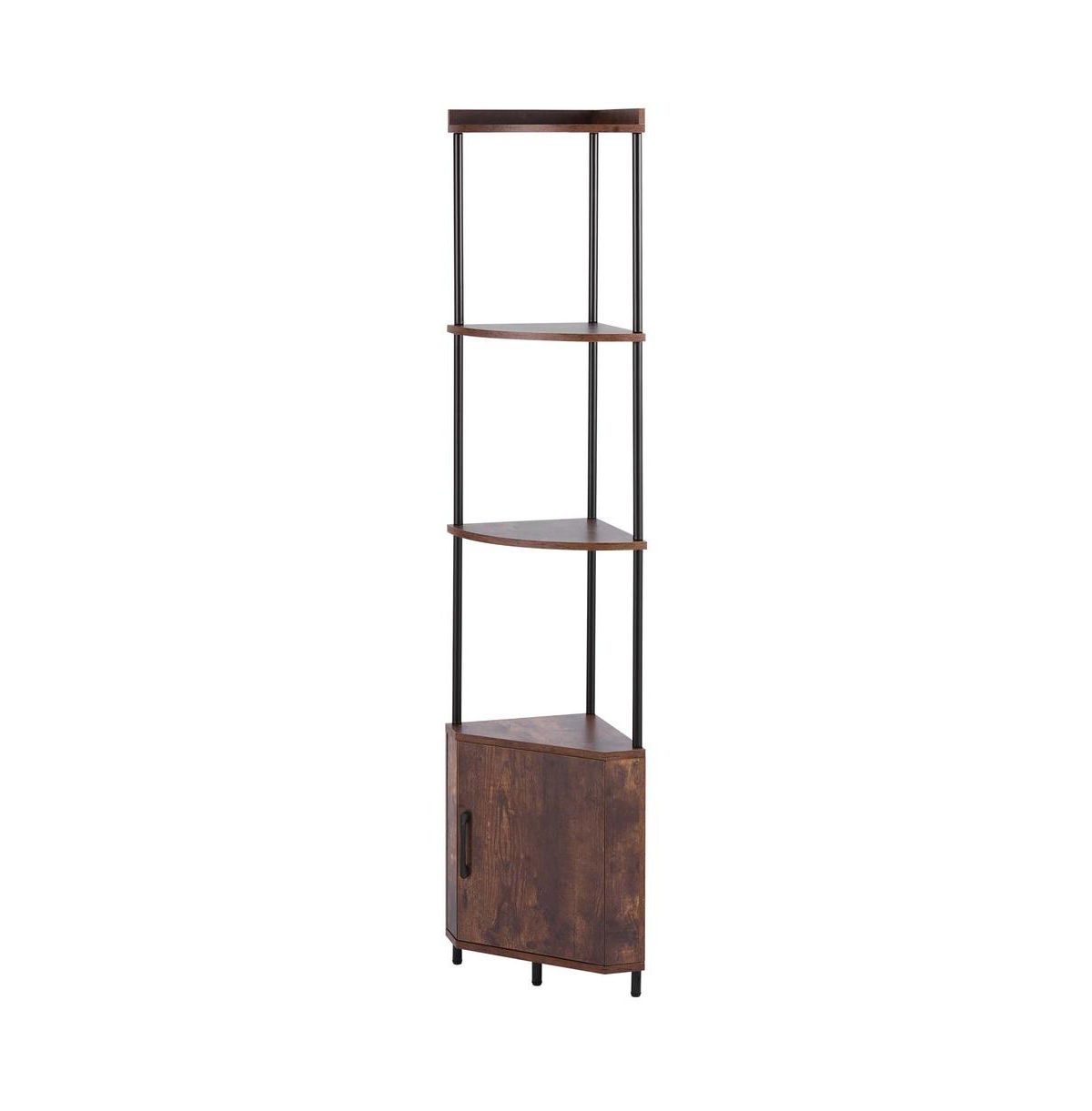 Click here for Sugift 5 Tier Corner Shelf with Led Light 65.4 Inc... prices