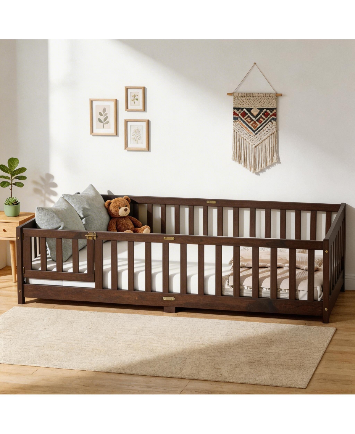 Click here for Sailvan Full Floor Bed with Fence and Door  Solid... prices