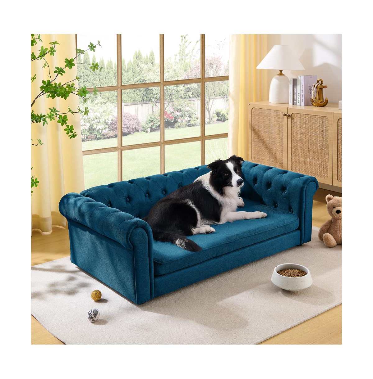 Click here for Zeny Elegant Rectangular Pet Bed for Big and Overs... prices
