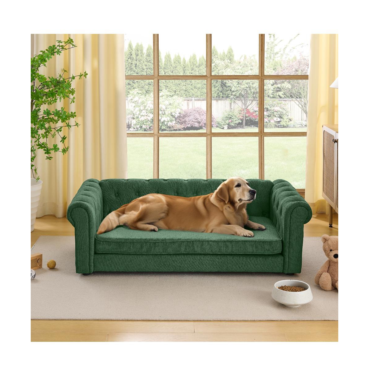 Click here for Zeny Elegant Rectangular Pet Bed for Big and Overs... prices