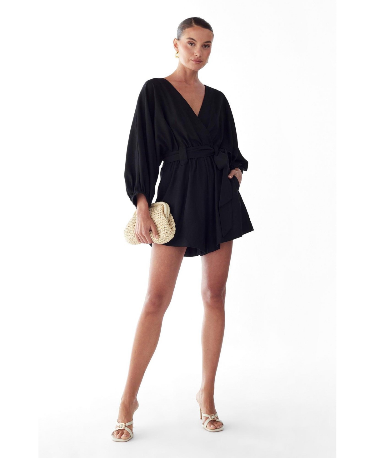 Click here for St Mrlo Womens Maya Romper - Black prices