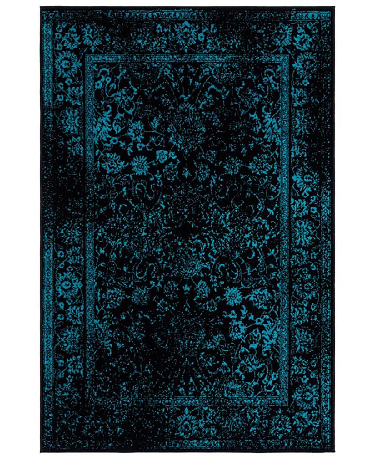 Click here for Safavieh Adirondack 108 Black and Teal 8 x 10 Area... prices