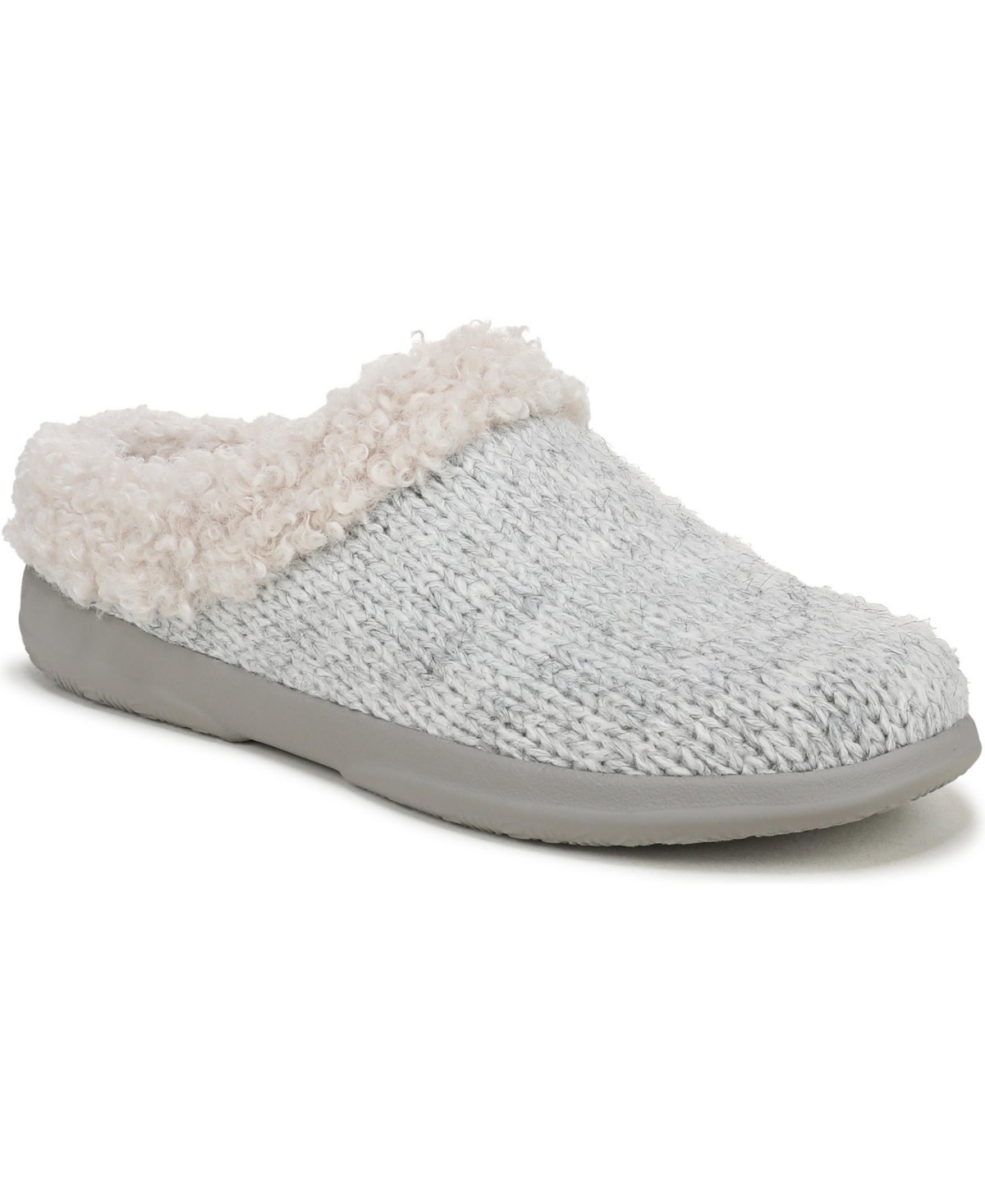 Click here for Vionic Womens Cheyenne Mule Slippers - Light grey prices