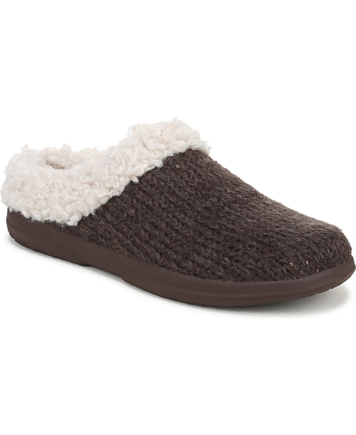 Click here for Vionic Womens Cheyenne Mule Slippers - Chocolate m... prices