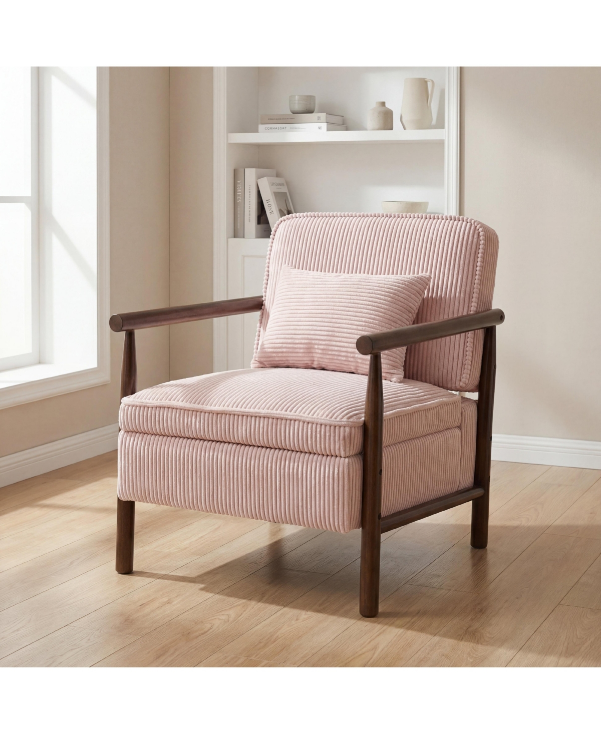 Click here for Clihome Storage Chair Mid Century Modern Accent Ch... prices