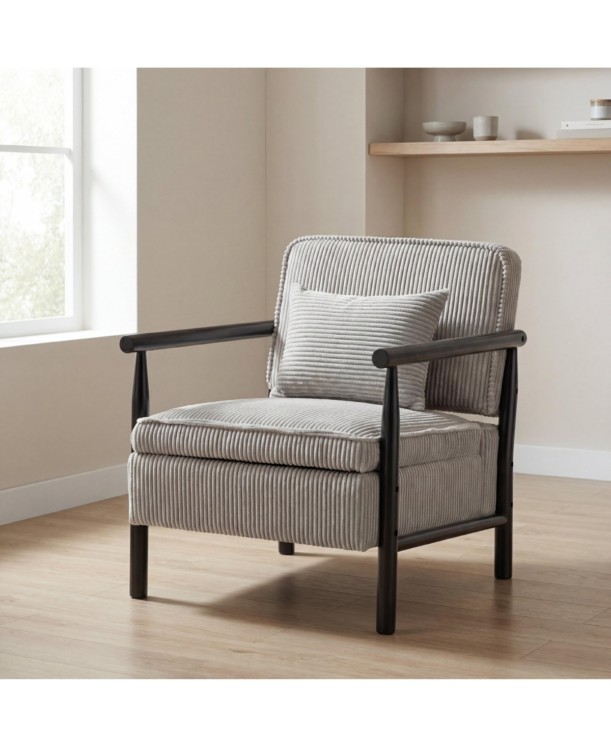 Click here for Clihome Storage Chair Mid Century Modern Accent Ch... prices