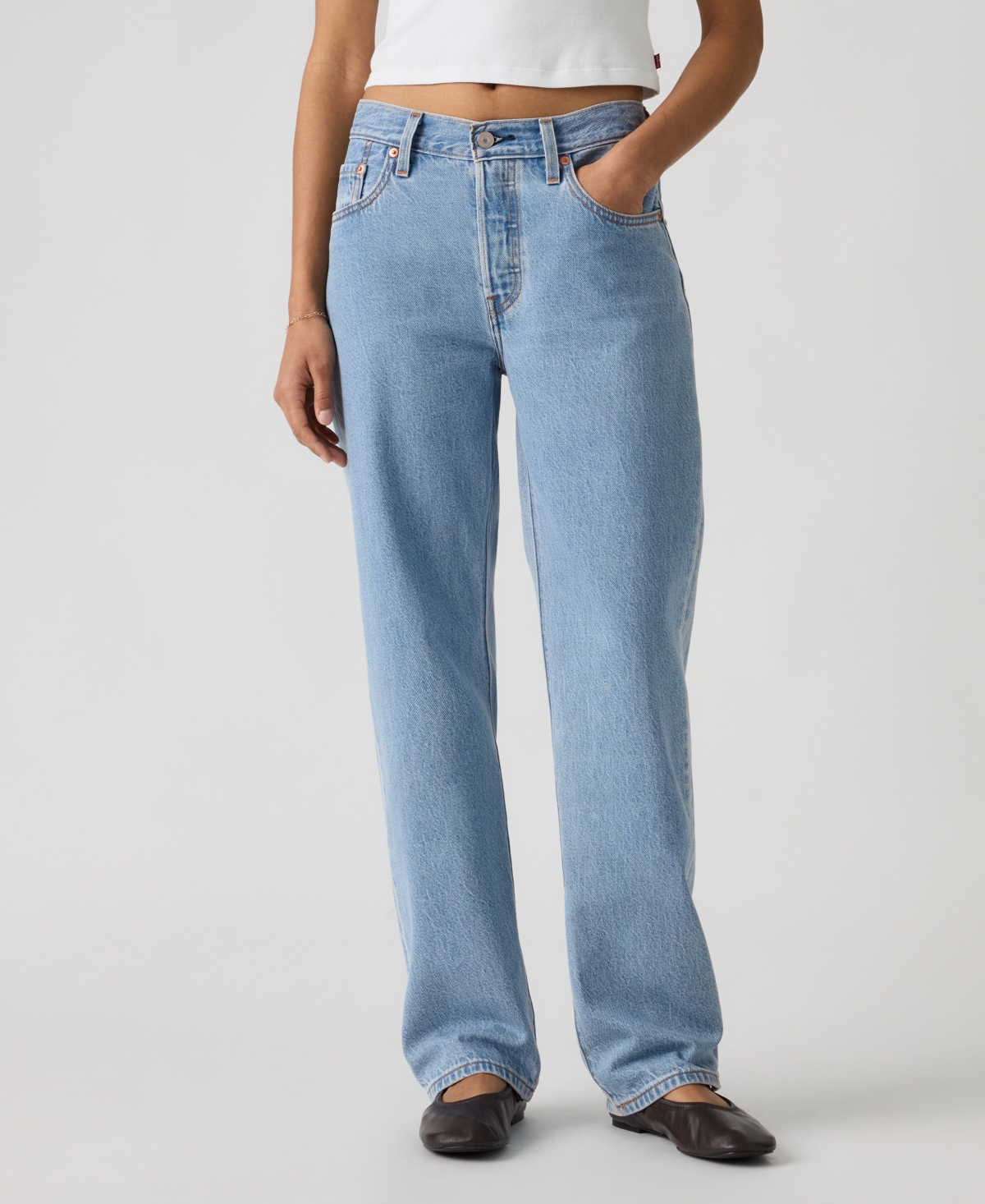 Click here for Levis Premium Womens 501 90s Lightweight Mid-Rise... prices