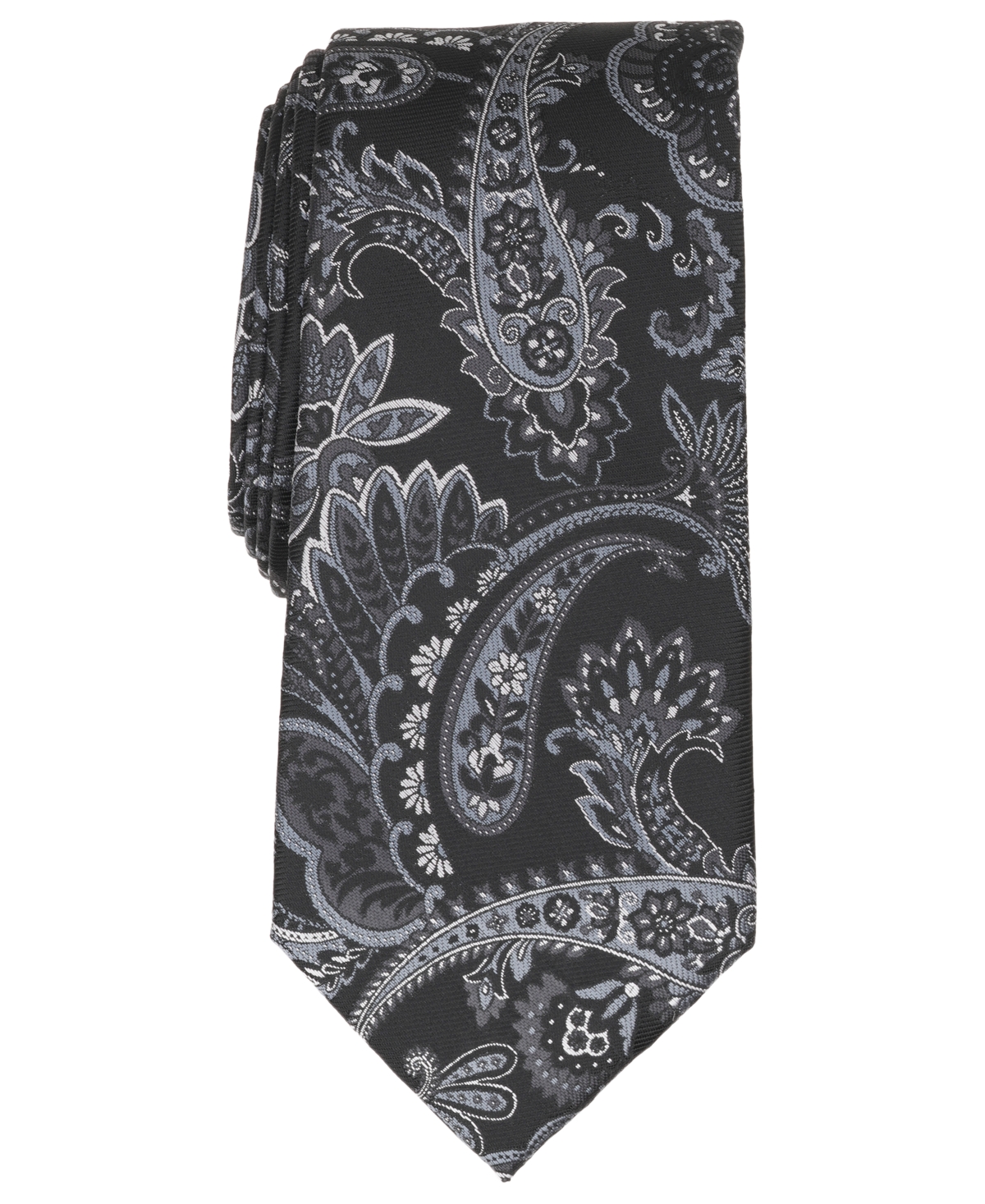 Click here for Club Room Mens Harbor Paisley Tie - Black prices