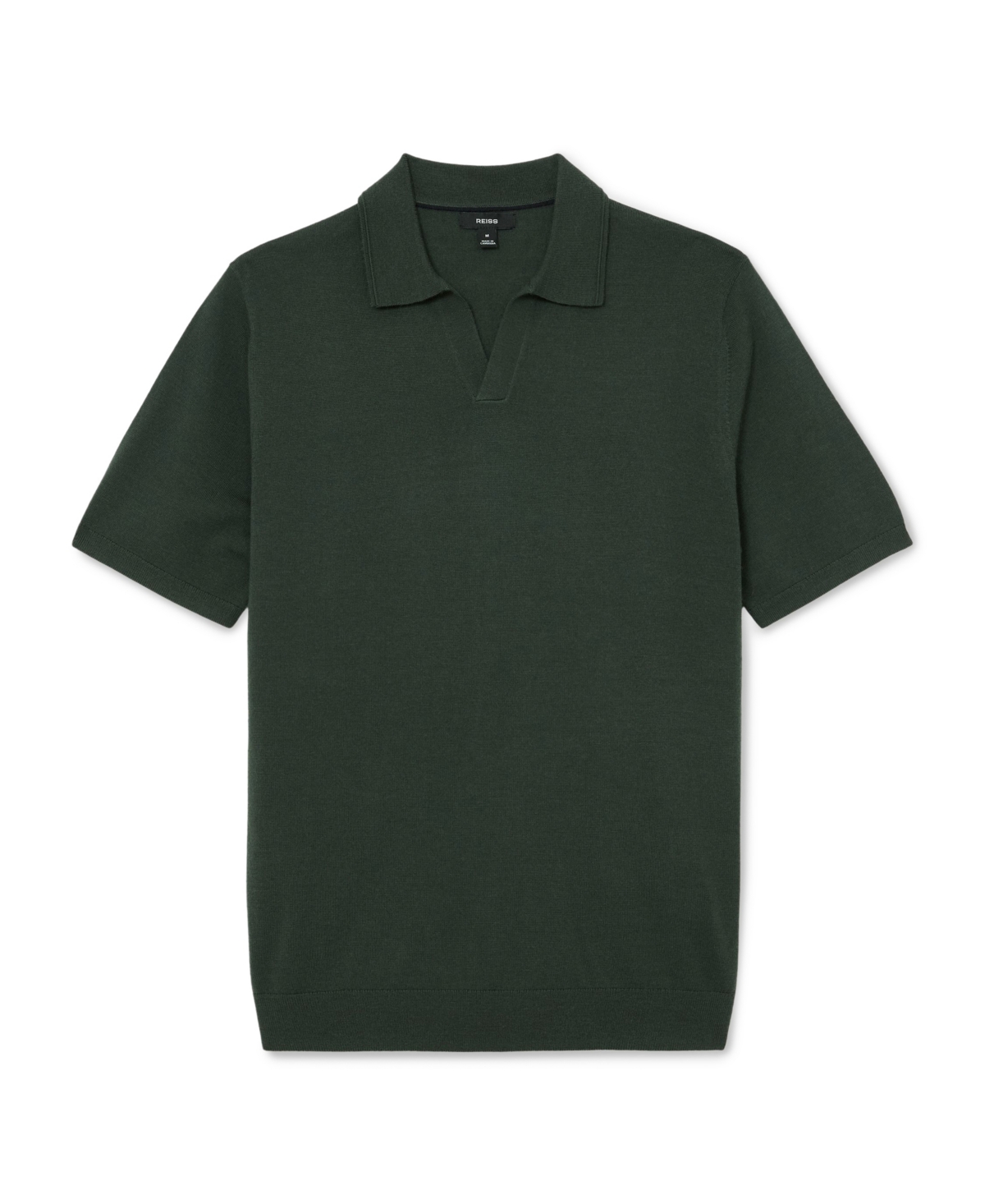 Click here for Reiss Mens Duchie Open Collar Merino Wool Polo Shi... prices