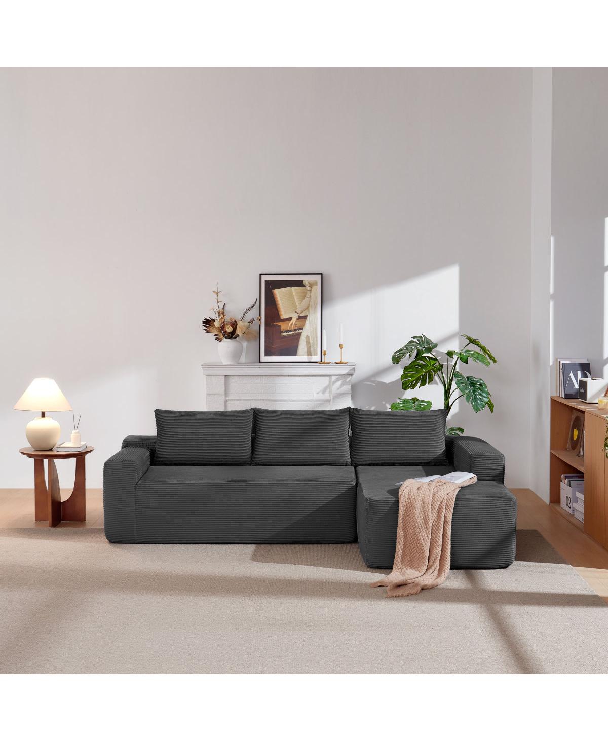 Click here for Streamdale Furniture Corduroy Cloud Sectional Couc... prices