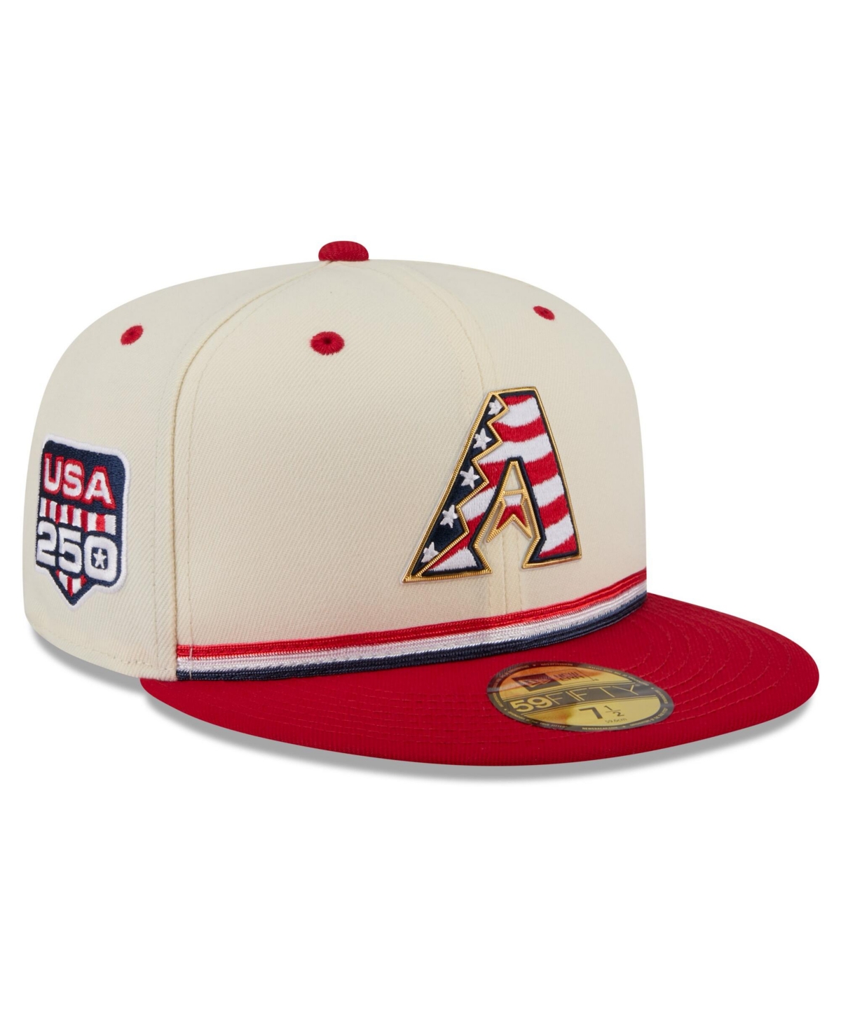 Click here for New Era Mens Cream/Red Arizona Diamondbacks Usa 25... prices