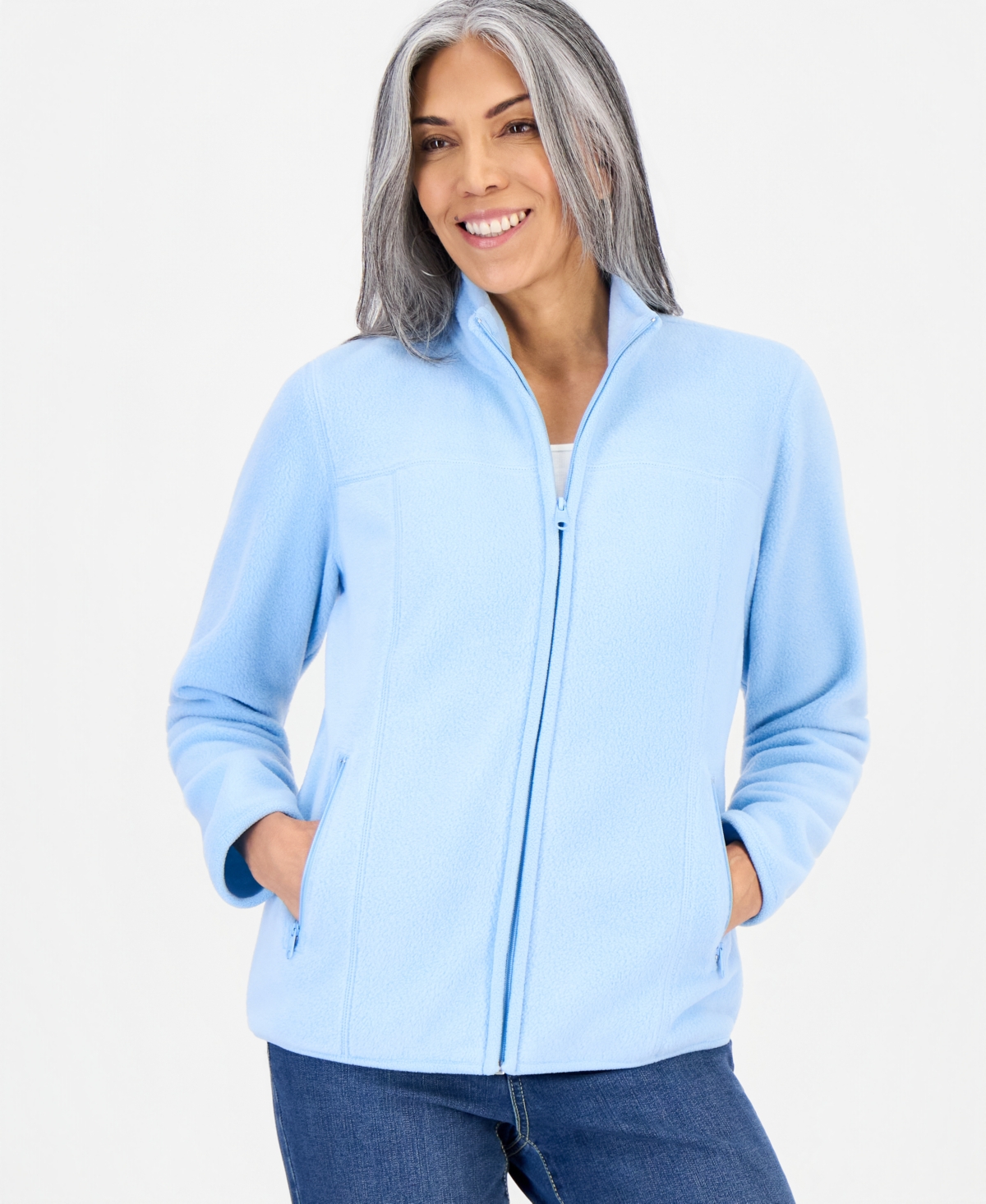 Click here for Style & Co Womens Polar Fleece Jacket  Created for... prices
