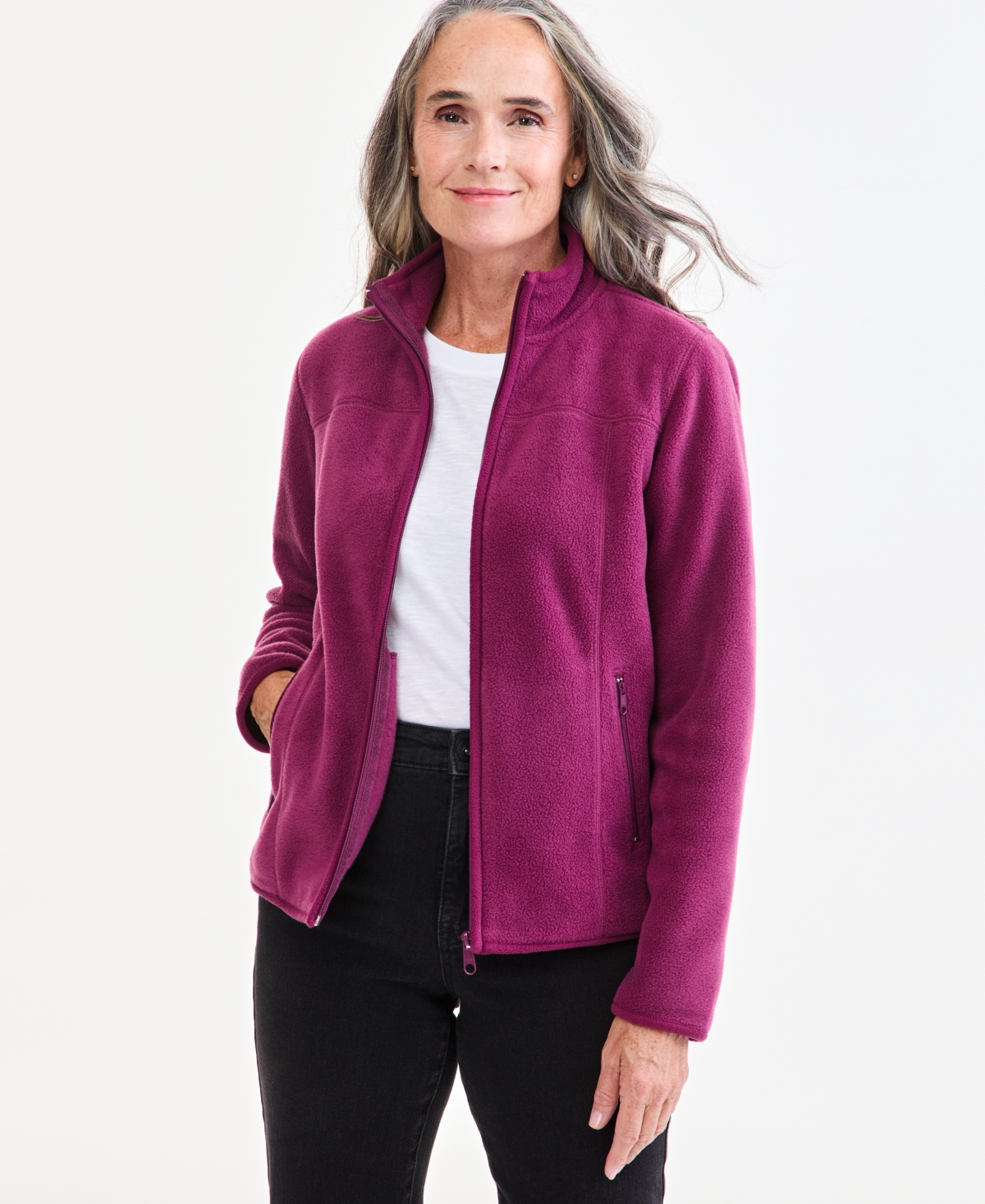 Click here for Style & Co Womens Polar Fleece Jacket  Created for... prices