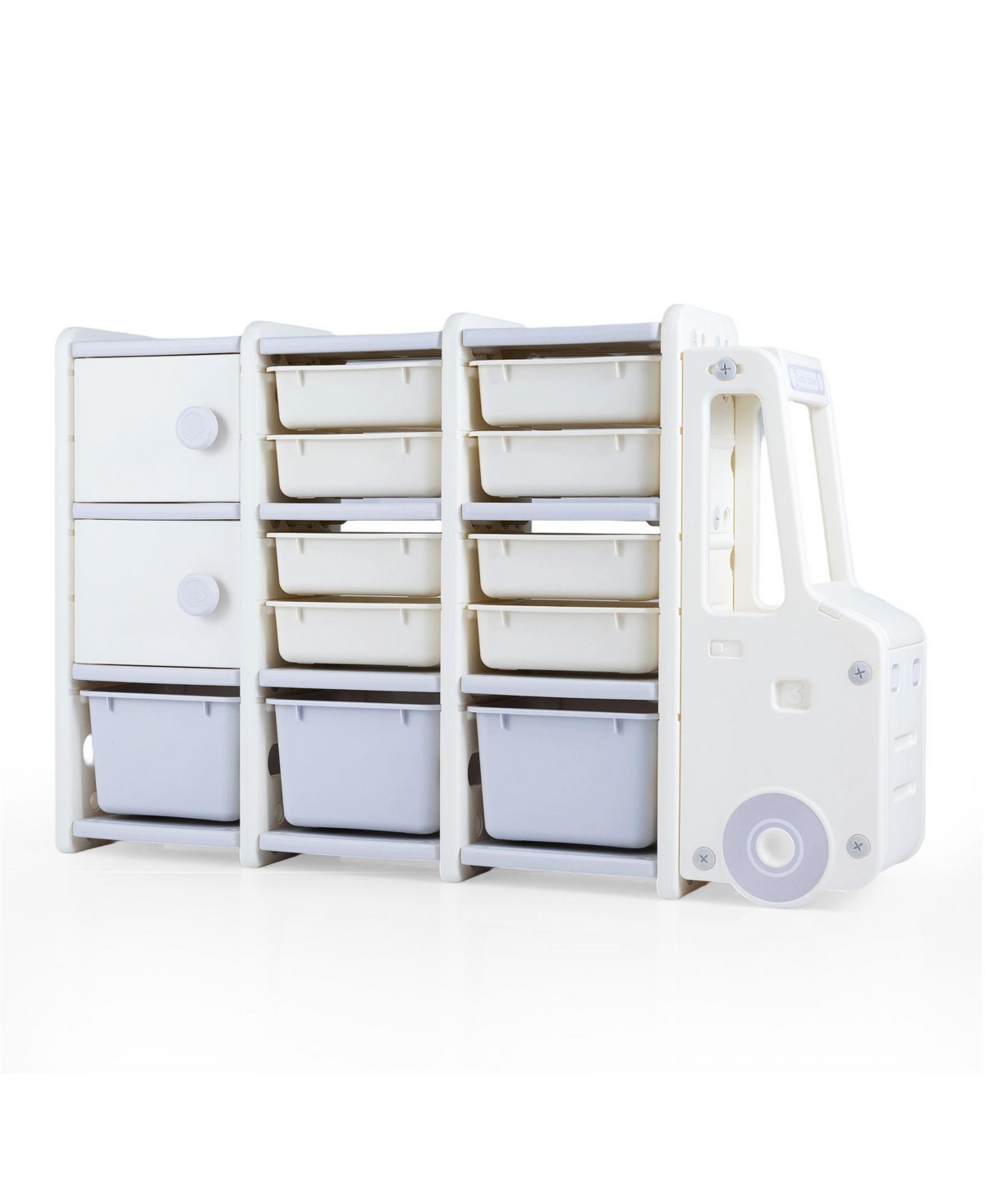 Click here for Slickblue Truck-Shaped Toy Chest for Kids with 11... prices