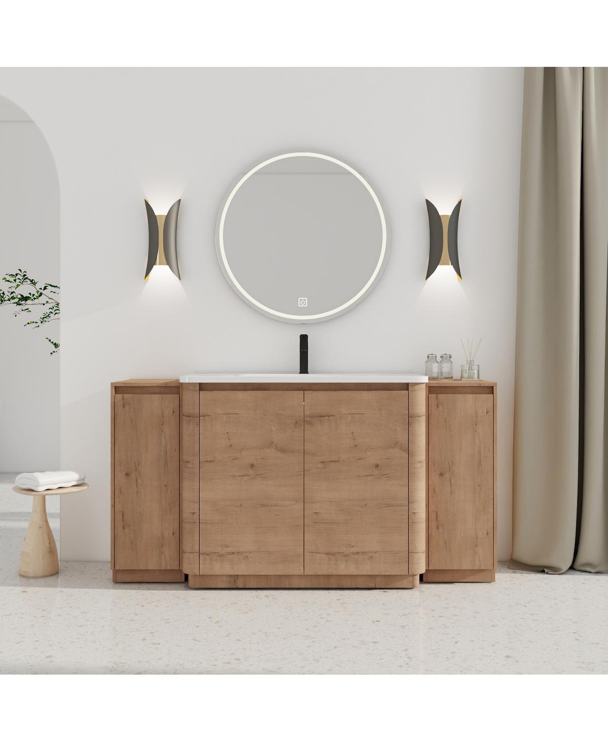 Click here for Sillysis Modern Bathroom Vanity with Ceramic Sink... prices