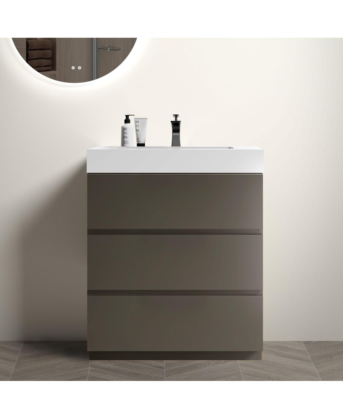 Click here for Sillysis Modern Freestanding Bathroom Vanity with... prices