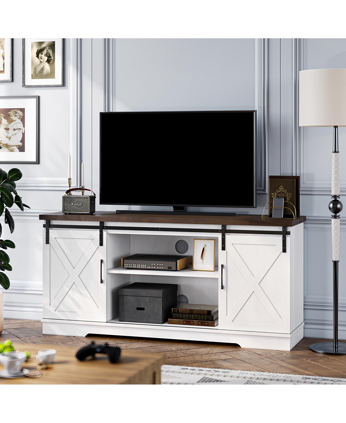 Click here for homfan Farmhouse Style Shoe Bench for Entryway  Mo... prices