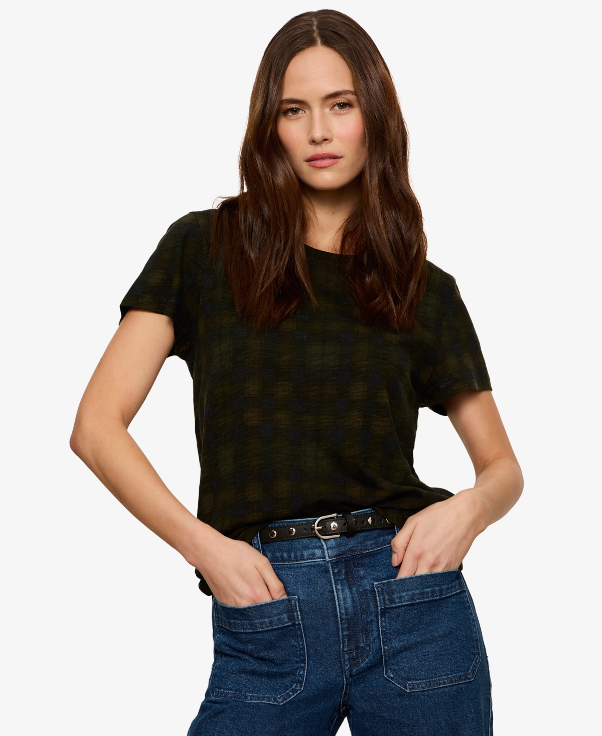 Click here for Sanctuary Petite Crewneck Short-Sleeve T-Shirt - F... prices