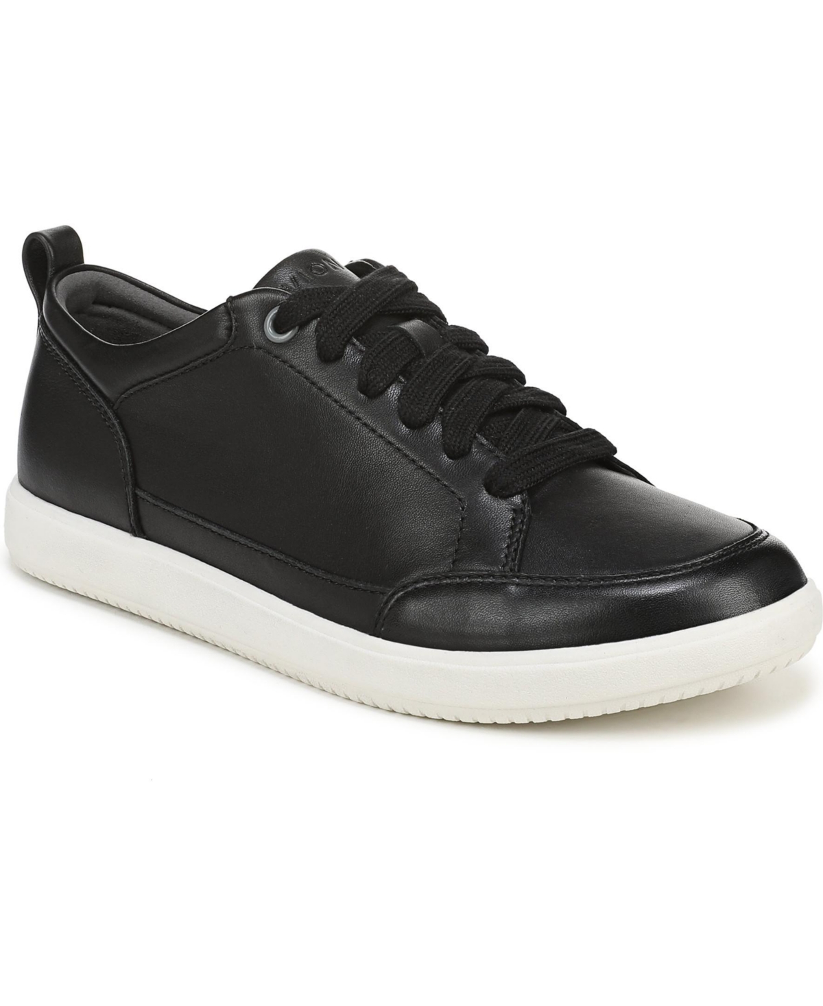 Click here for Vionic Womens Larkspur Lace Up Sneakers - Black le... prices