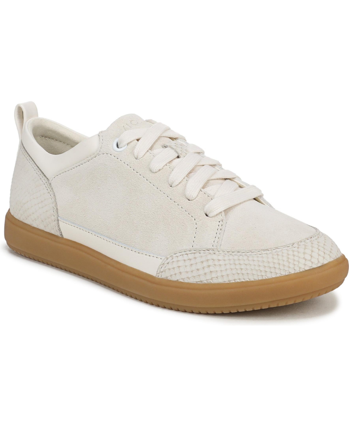 Click here for Vionic Womens Larkspur Lace Up Sneakers - Ivory sn... prices