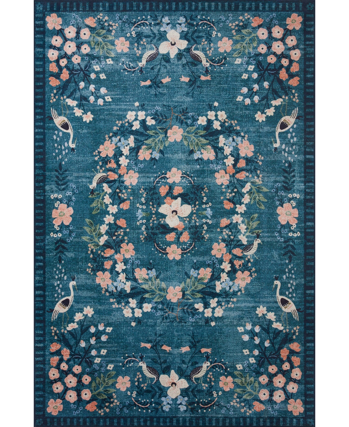 Click here for Rifle Paper Co Palais Pal-03 23 x 39 Area Rug - Te... prices