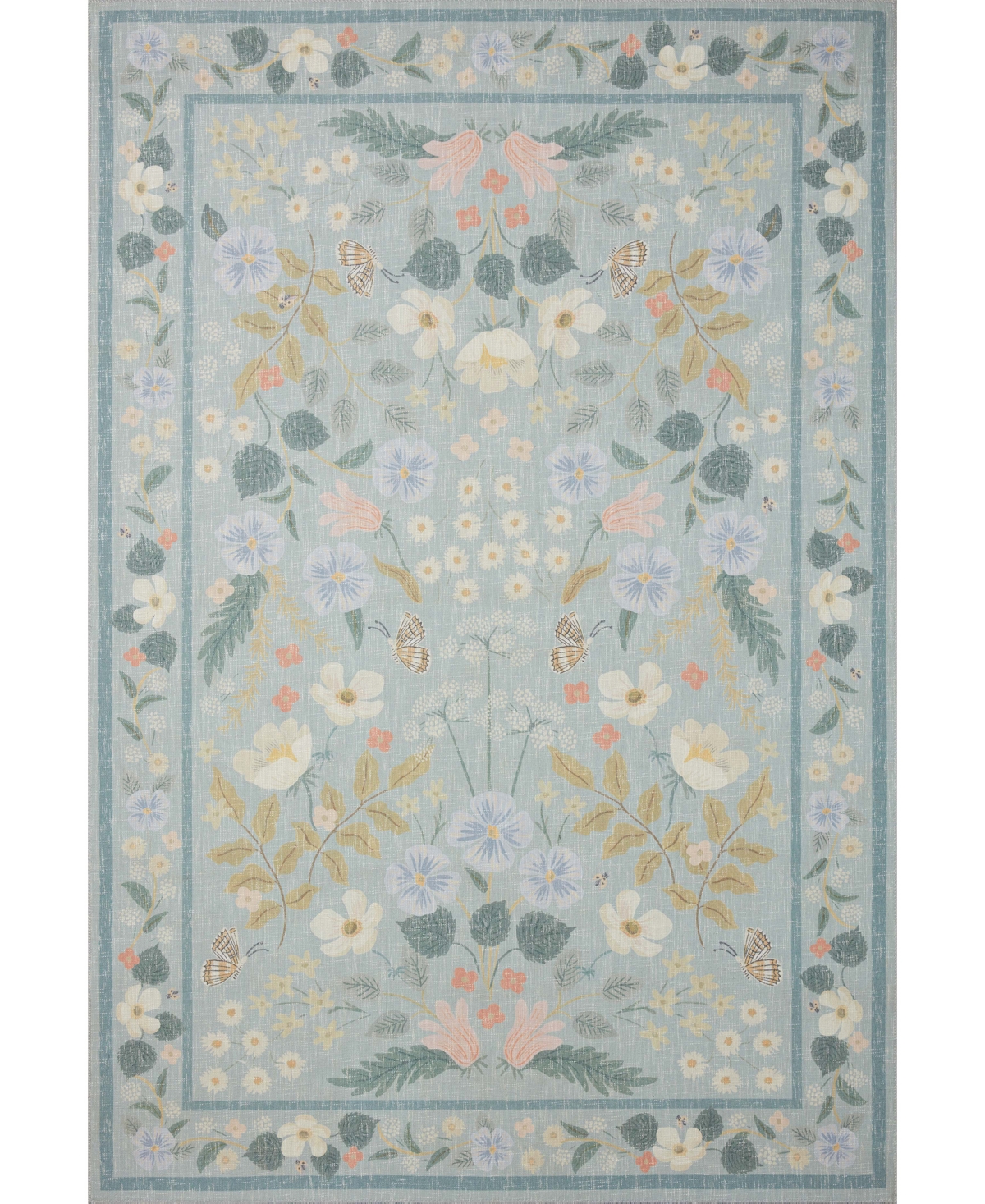 Click here for Rifle Paper Co Cotswolds Cot-03 86 x 116 Area Rug... prices