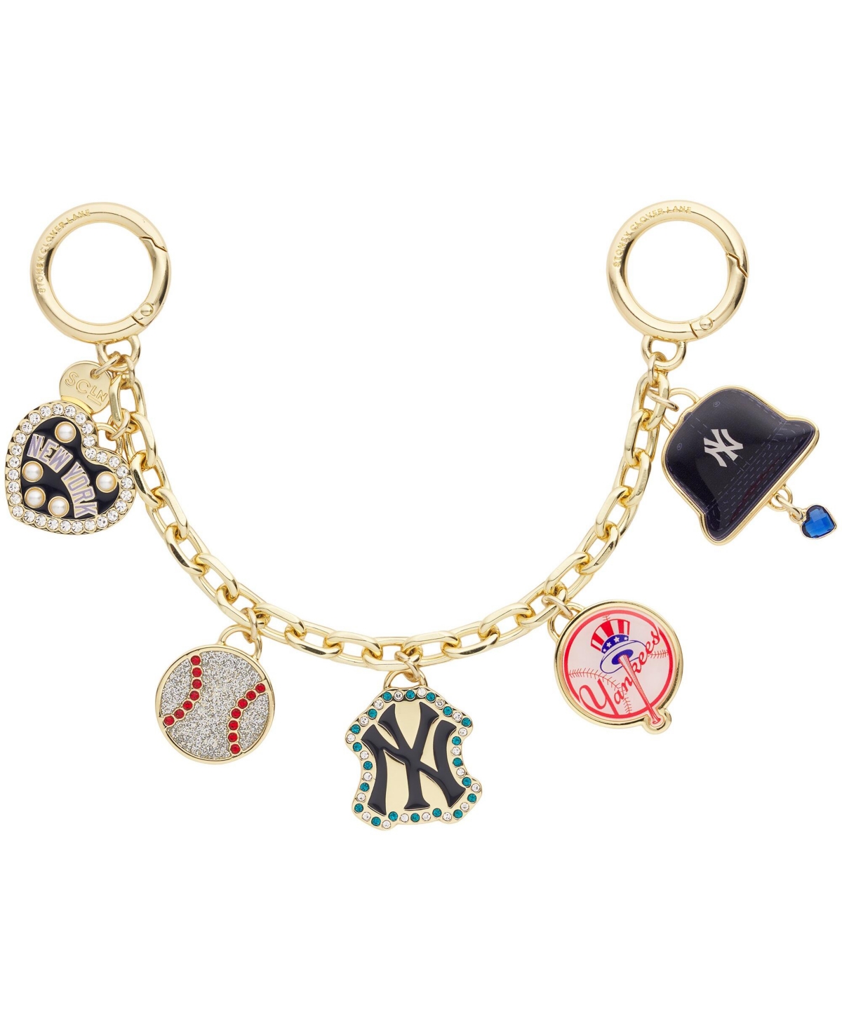 Click here for Stoney Clover Lane New York Yankees Bag Charm Chai... prices