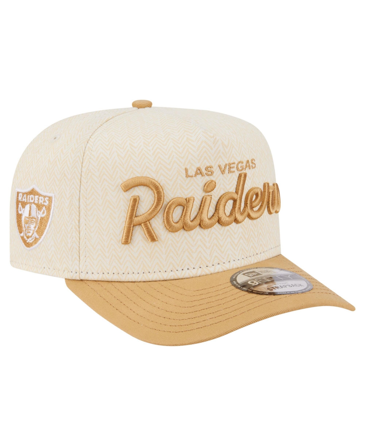 Click here for New Era Mens Cream Las Vegas Raiders Herringbone 9... prices