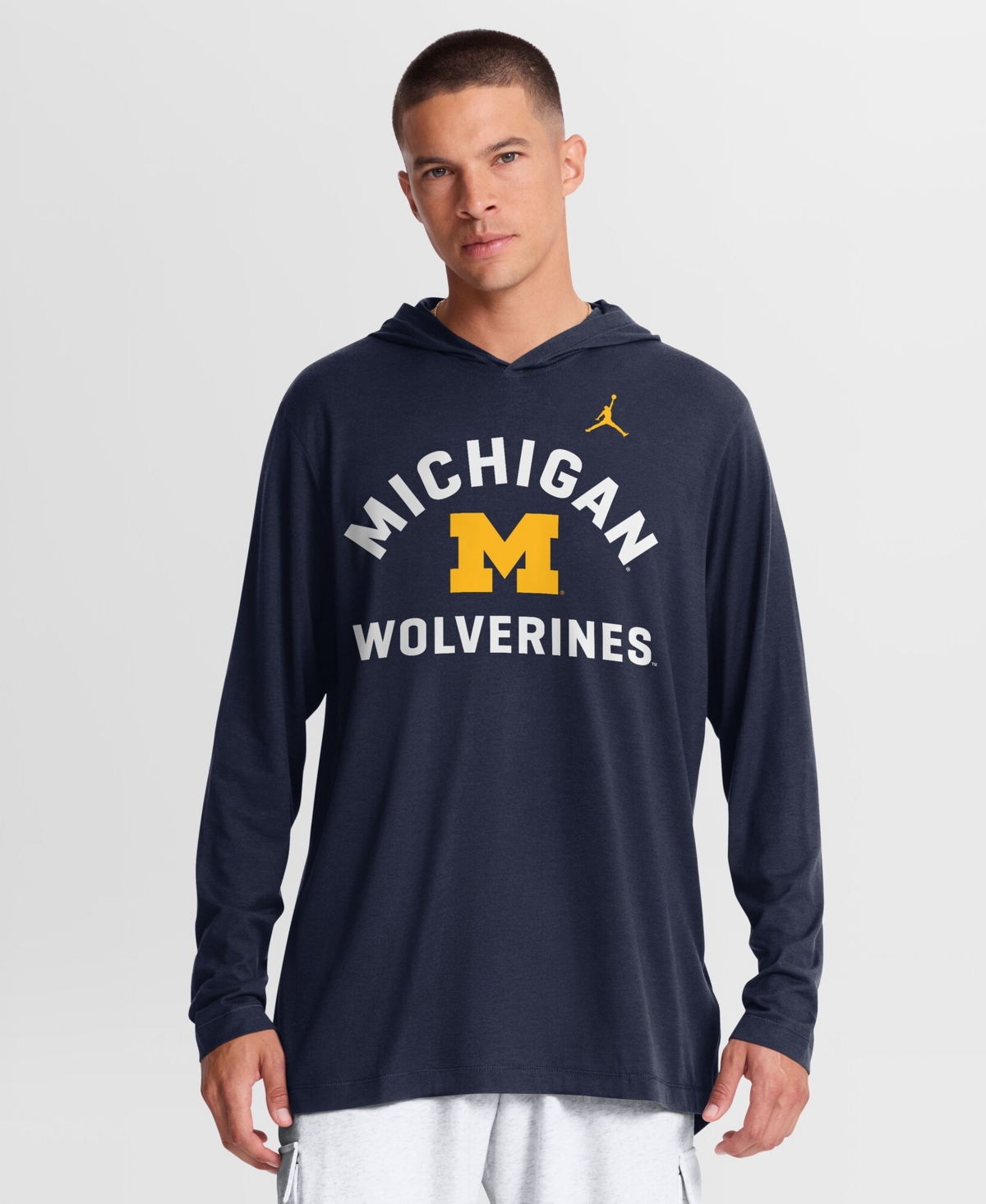 Click here for Jordan Mens Navy Michigan Wolverines Primetime Arc... prices