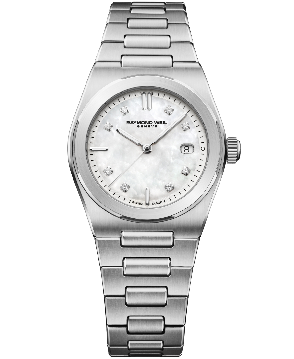 Click here for Raymond Weil Womens Silver-Tone Stainless Steel Wa... prices