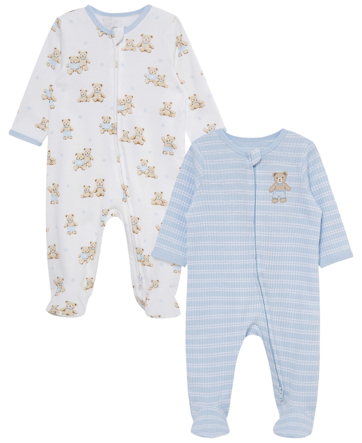 Click here for Little Me Baby Boys Long-Sleeve Coverall  2-Pack -... prices