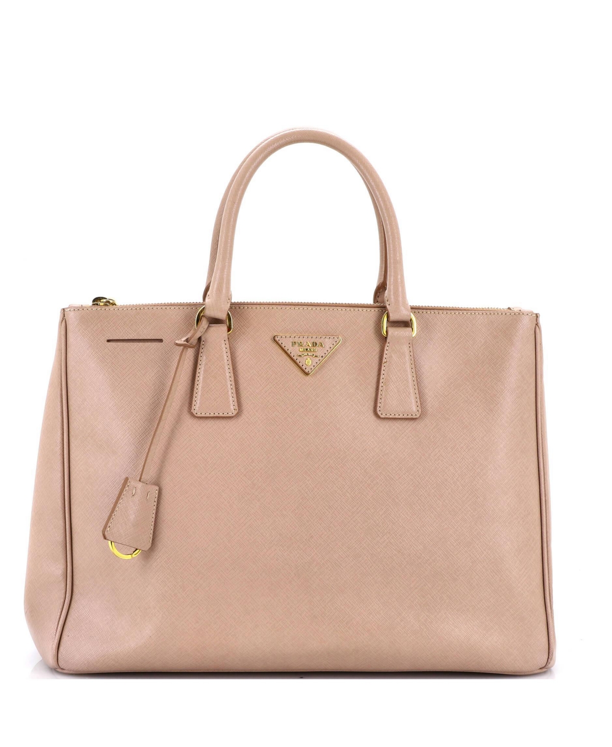 Click here for Pre-Owned Prada Large Double Zip Lux Tote Saffiano... prices