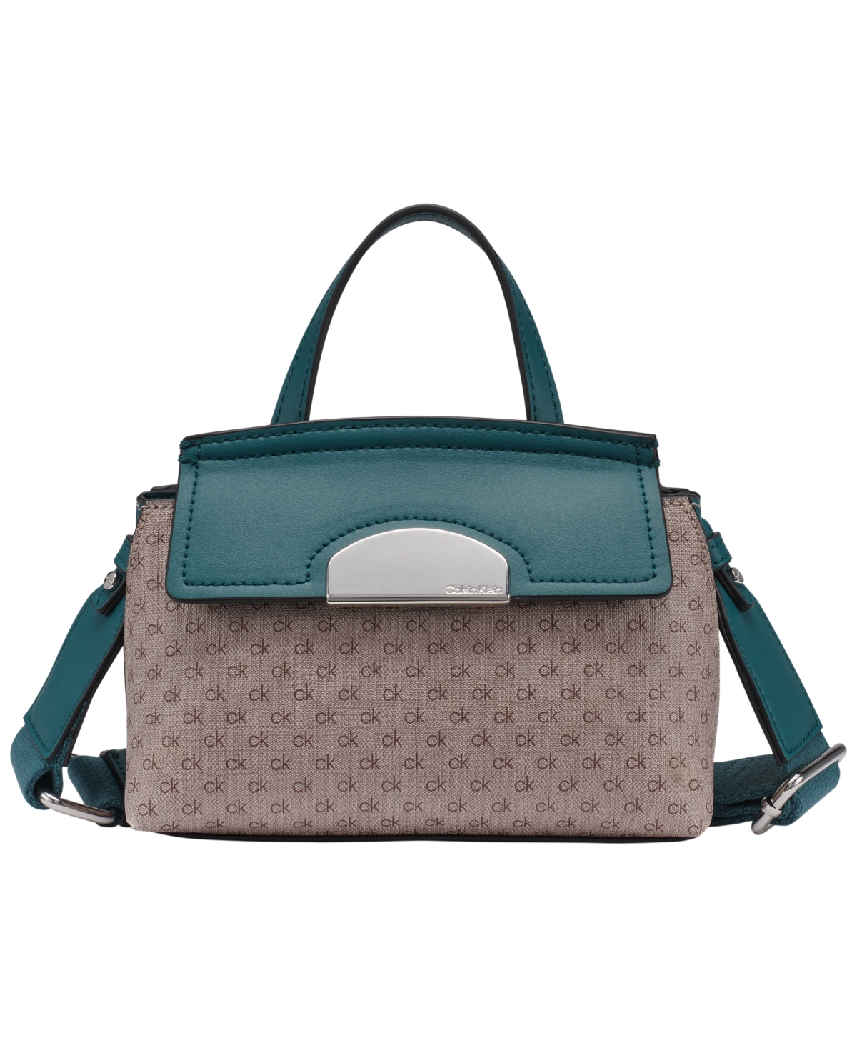Click here for Calvin Klein Arabella Mini Crossbody Handbag - Alu... prices