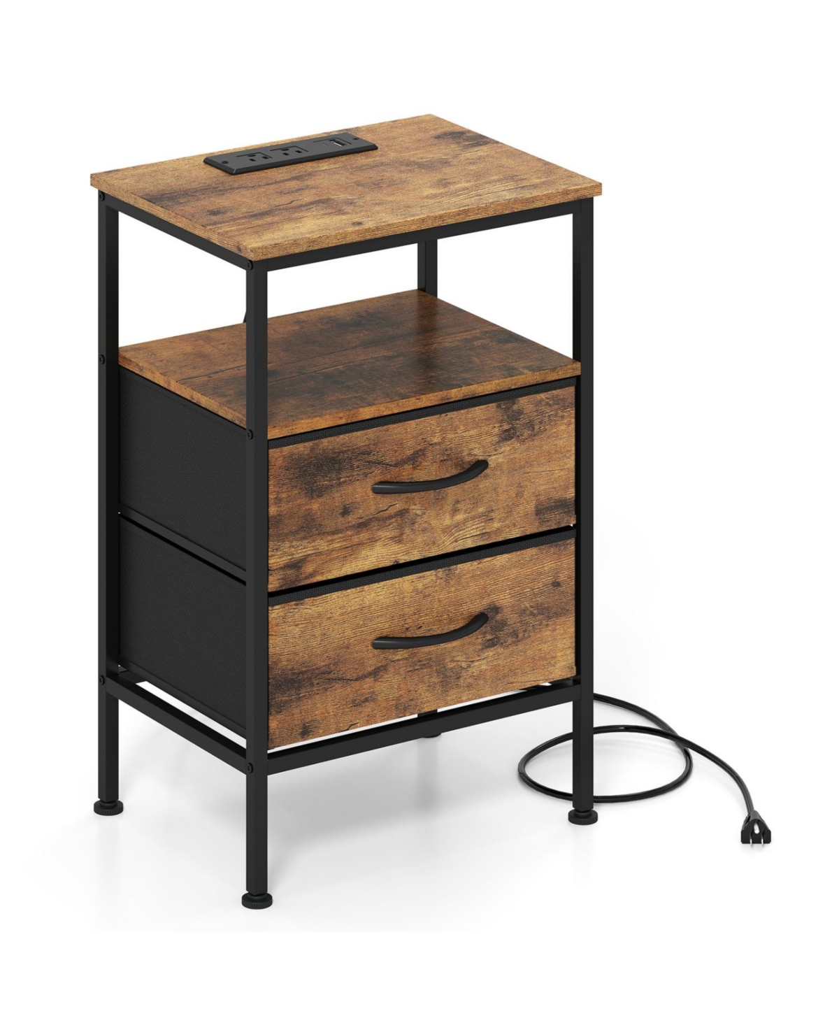 Click here for Slickblue Modern Nightstand with Charging Ports an... prices