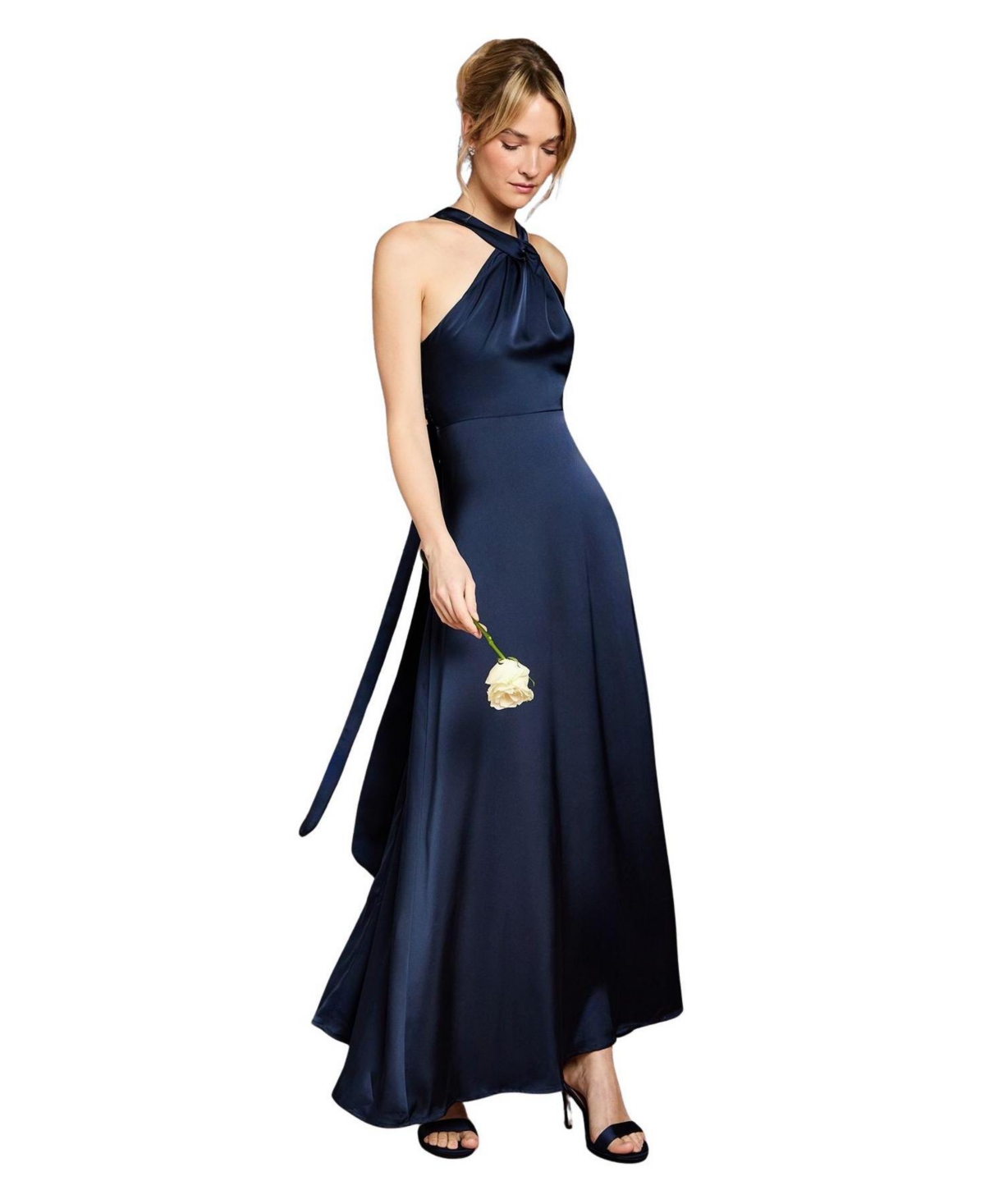 Click here for Coast Womens Halter Neck Maxi Dress - Navy prices