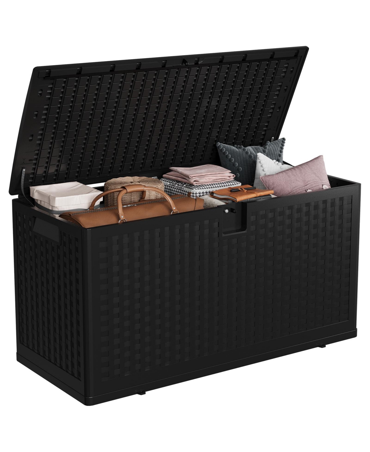 Click here for homfan 73 Gallon Waterproof Outdoor Resin Deck Box... prices