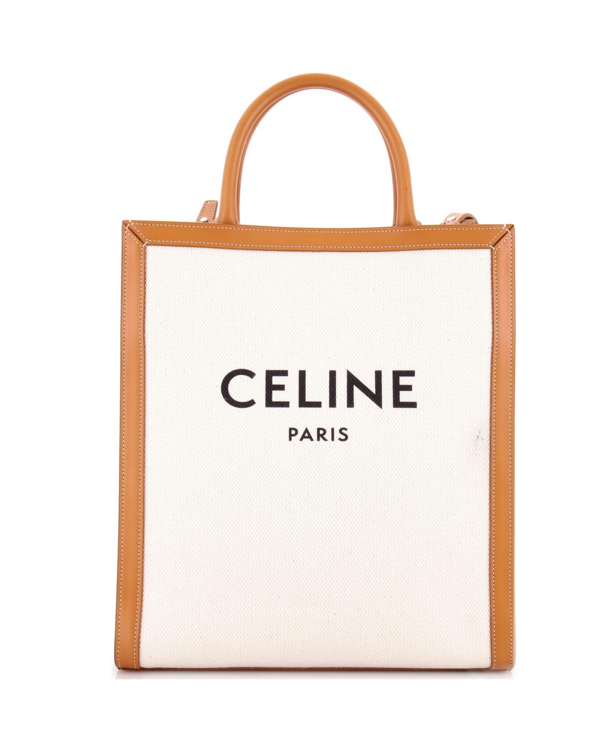 Click here for Pre-Owned Celine Small Vertical Cabas Tote Canvas... prices