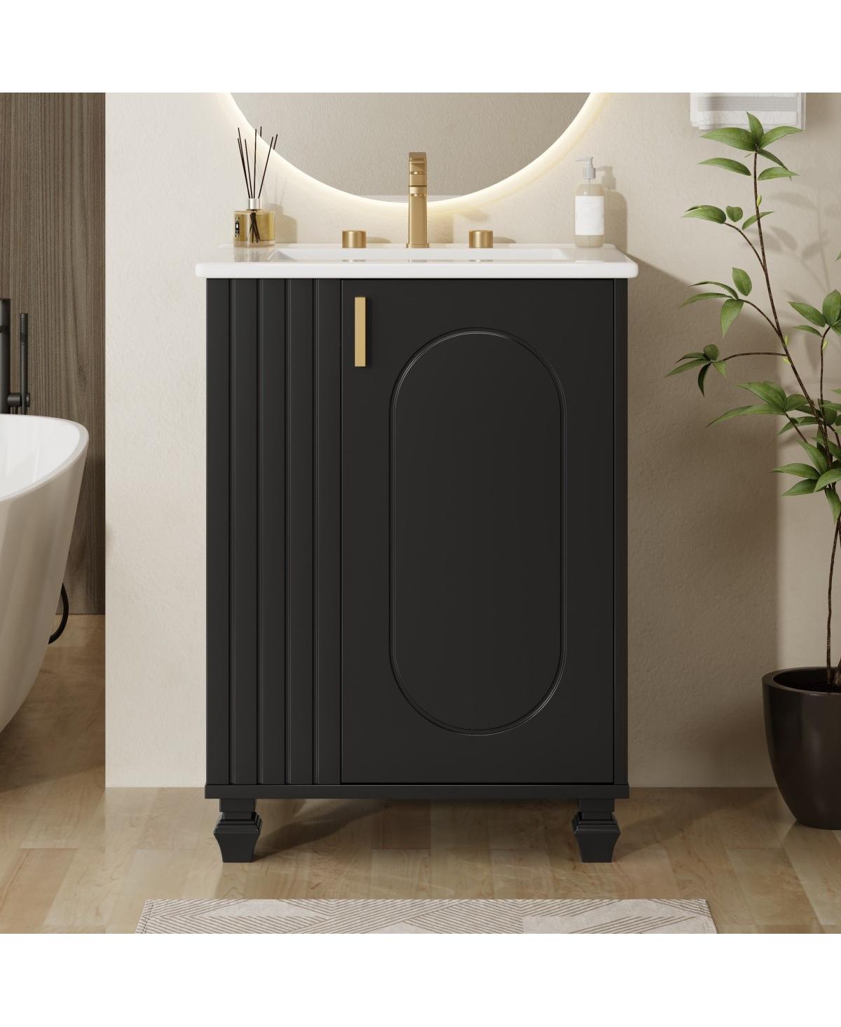 Click here for Thirtypeachy Freestanding Vanity With Ceramic Sink... prices
