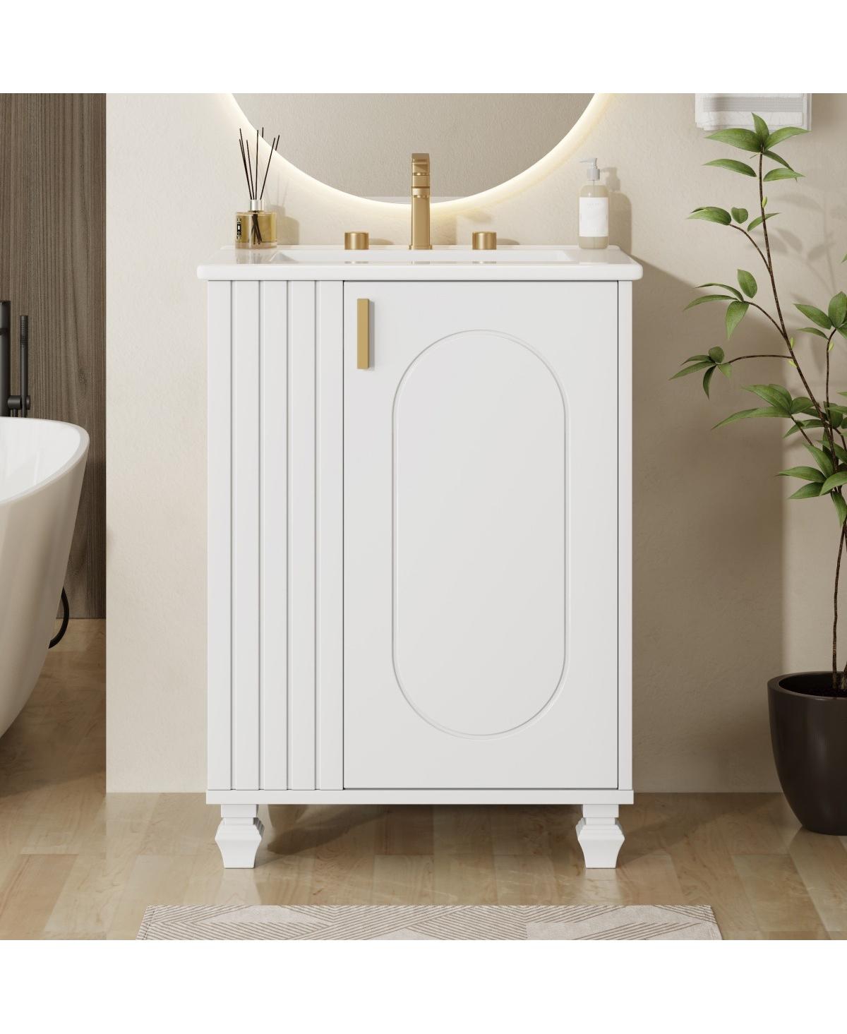 Click here for Thirtypeachy Freestanding Vanity With Ceramic Sink... prices