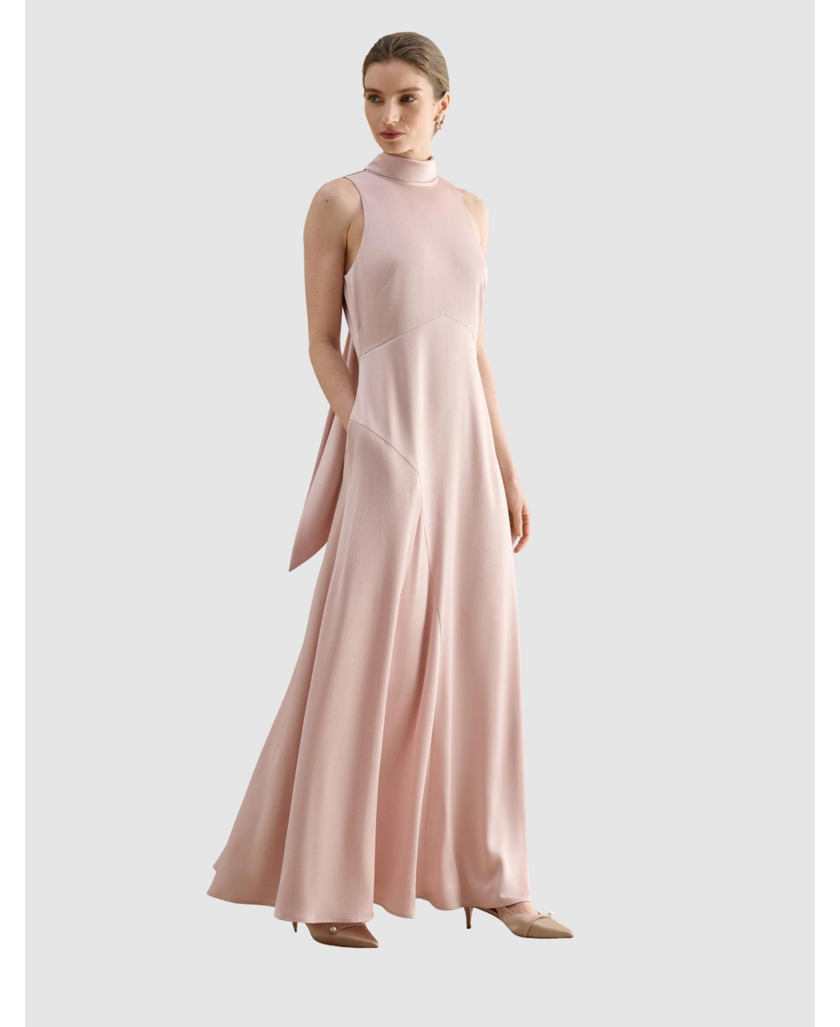 Click here for Hobbs London Womens Marilyn Satin Maxi Dress - Blu... prices