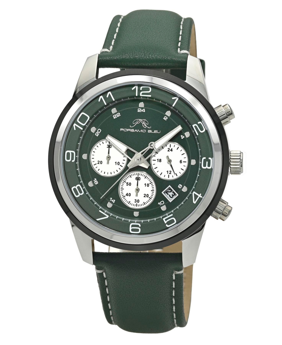 Click here for Porsamo Bleu Mens Arthur Genuine Leather Band Watc... prices