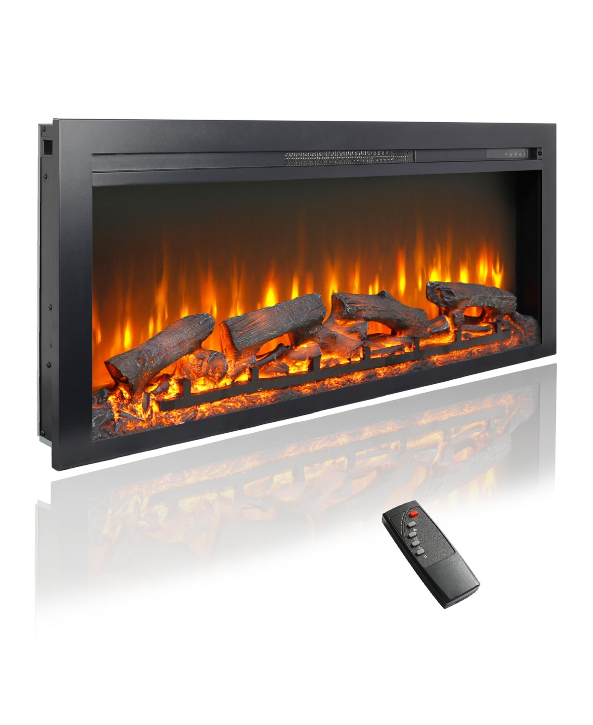 Click here for Clihome 44 inch Wall Recessed Electric Fireplace w... prices