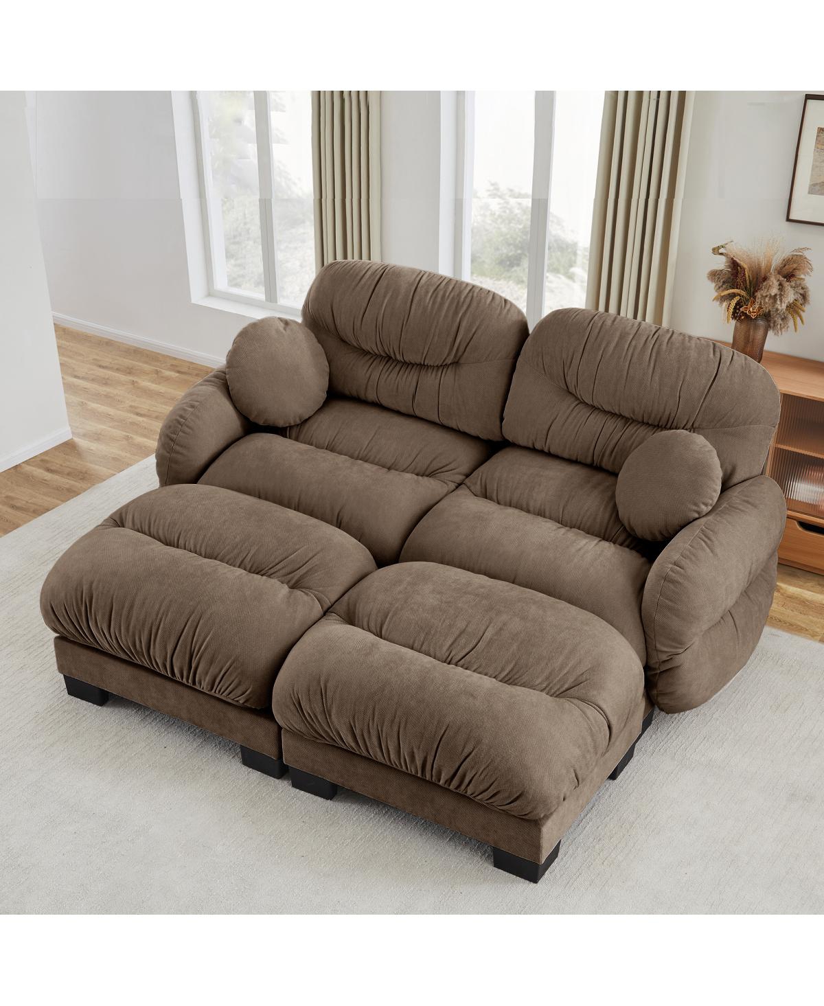 Click here for Streamdale Furniture Pleated Chenille 2-Seater Mod... prices