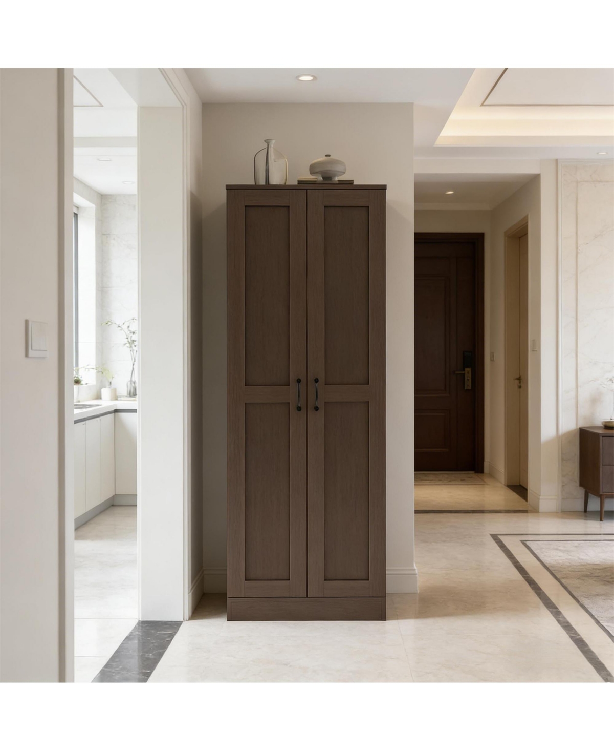 Click here for Clihome Coffee Freestanding Storage Cabinet  Floor... prices